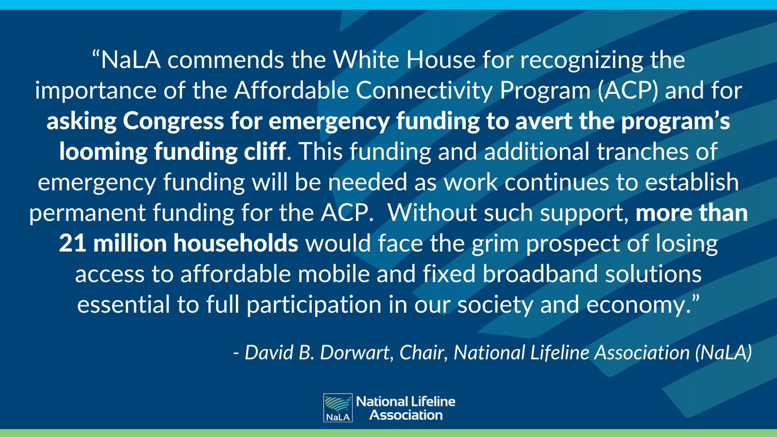 National Lifeline Association (NaLA) » Blog Archive » NaLA Applauds ...